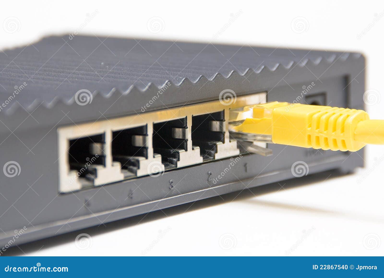 Cable router stock photo. Image of hardware, telecommunication - 22867540