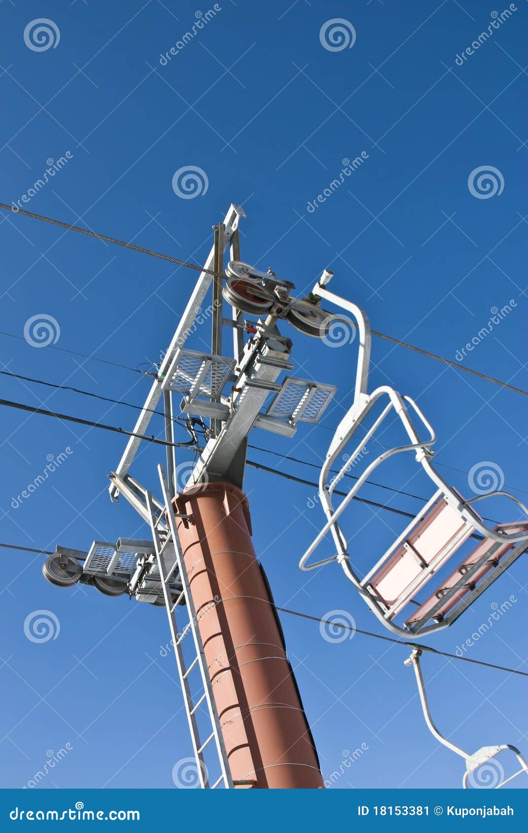 Cable ski stock image. Image of empty, resort, landscape - 18153381