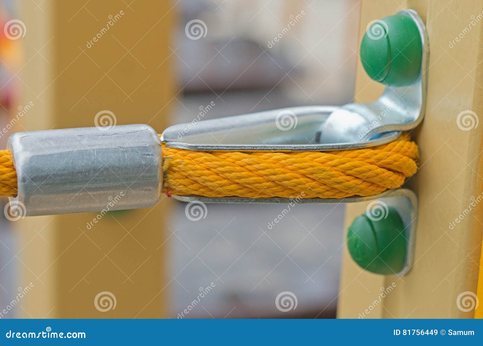 Cable Splicing Around a Thimble Stock Image - Image of fitting ...