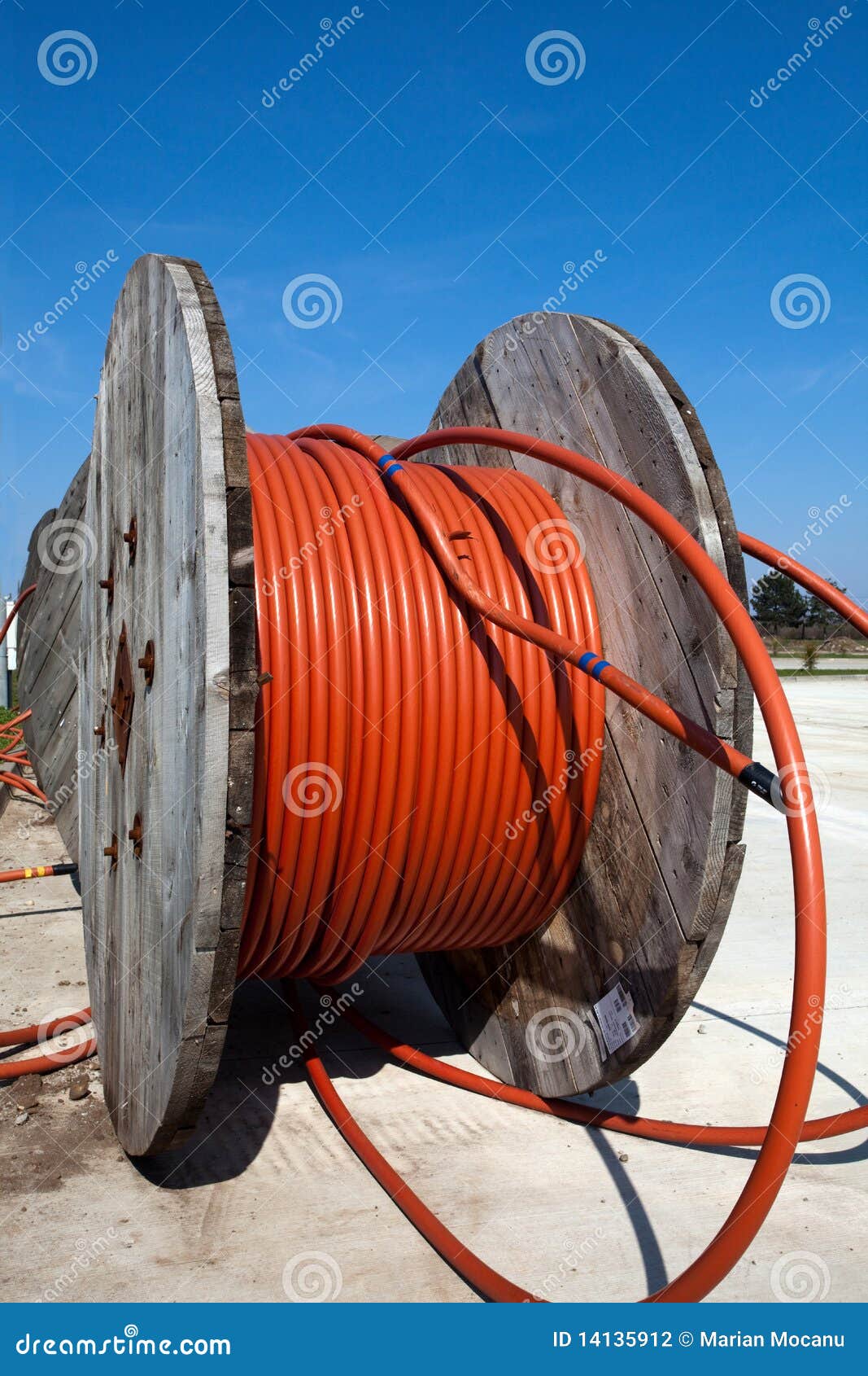 Cable Spools Royalty-Free Stock Image | CartoonDealer.com #13572874