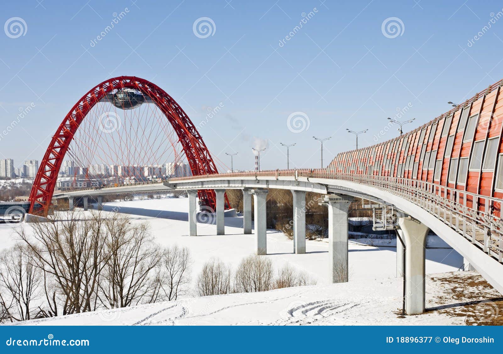 Cable-stayed bridge stock image. Image of place, color - 18896377