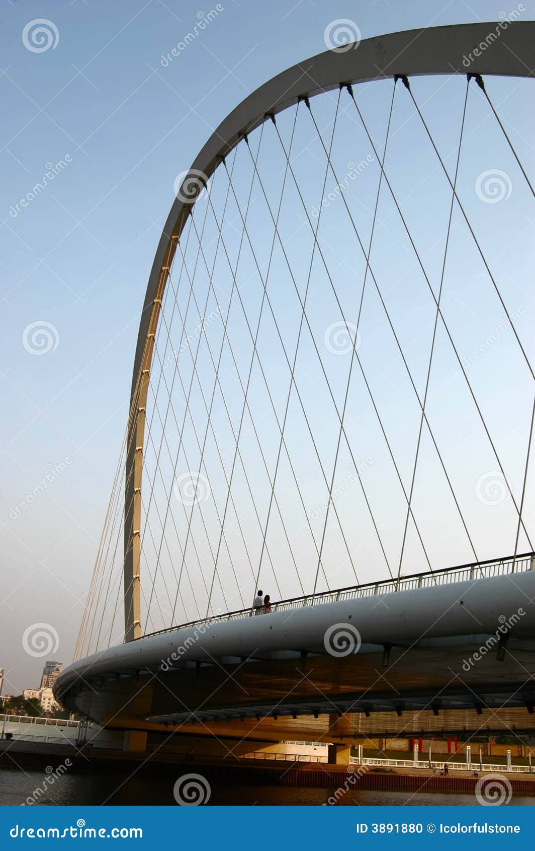 Cable-stayed Bridge stock photo. Image of diagonal, cablestay - 3891880