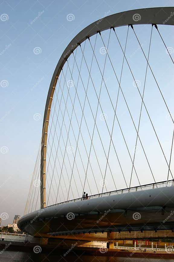 Cable-stayed Bridge stock photo. Image of diagonal, cablestay - 3891880