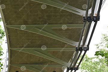 Cable-stayed Bridge Bottom View of Deck & Cables Stock Photo - Image of ...