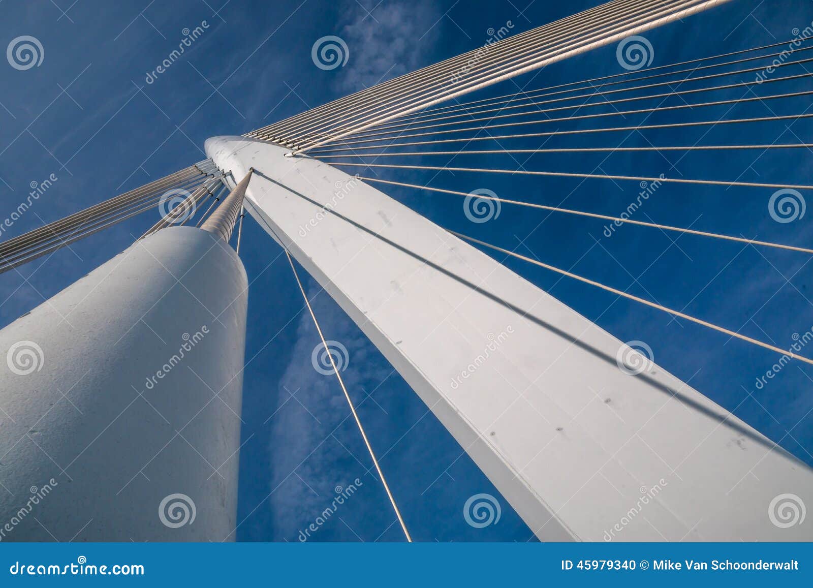 Cable stayed bridge stock photo. Image of steel, architectural - 45979340
