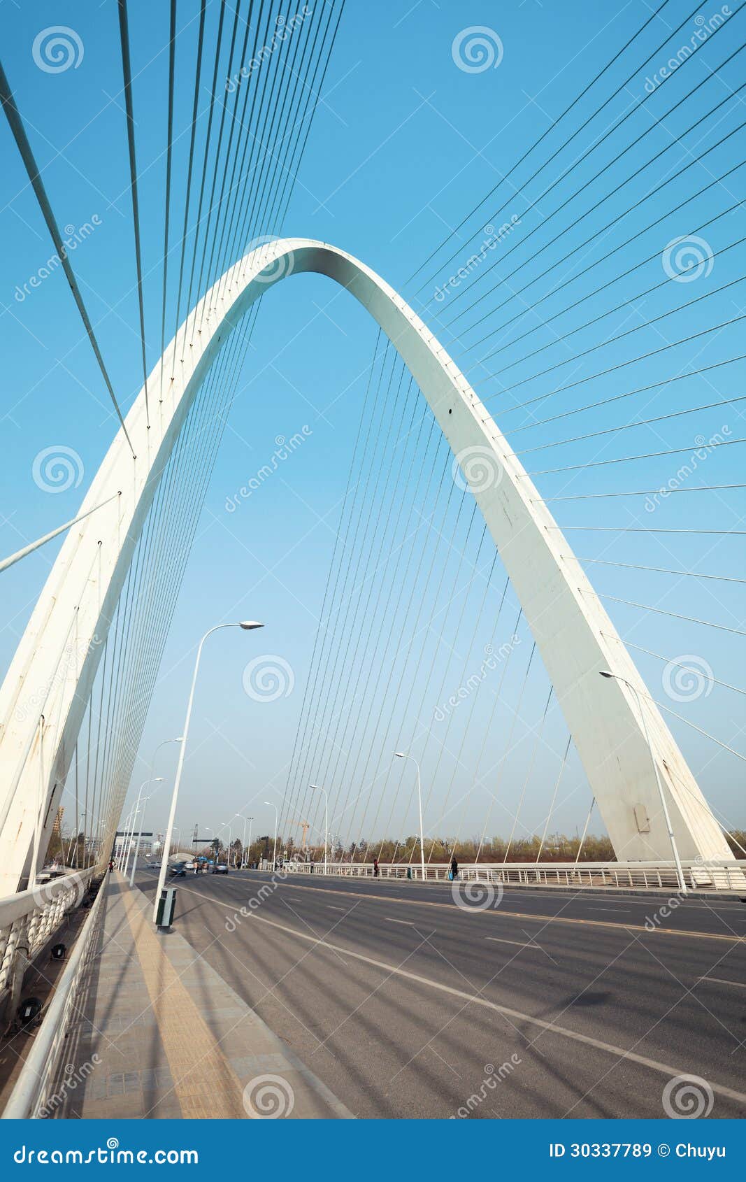 Cable Stayed Bridge Closeup Stock Image - Image of rope, china: 30337789