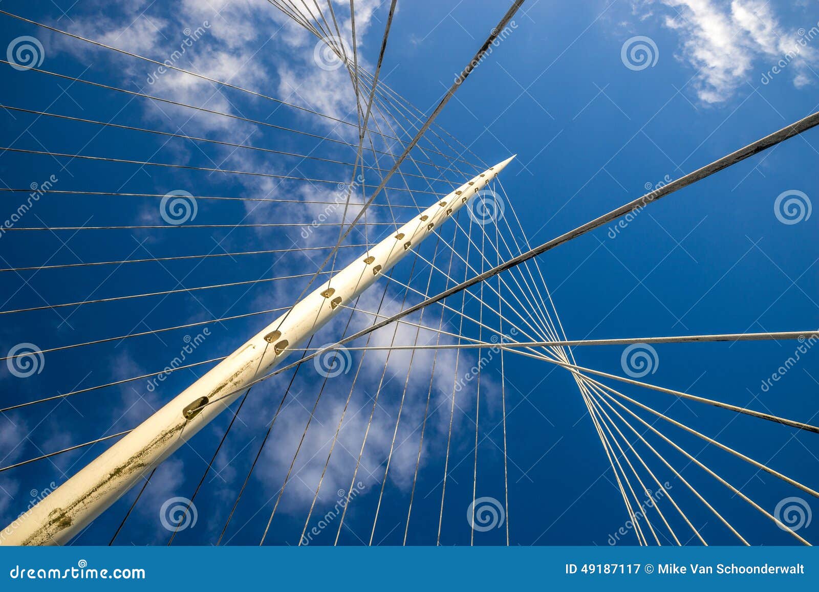 Cable stayed bridge editorial photography. Image of stayed - 49187117