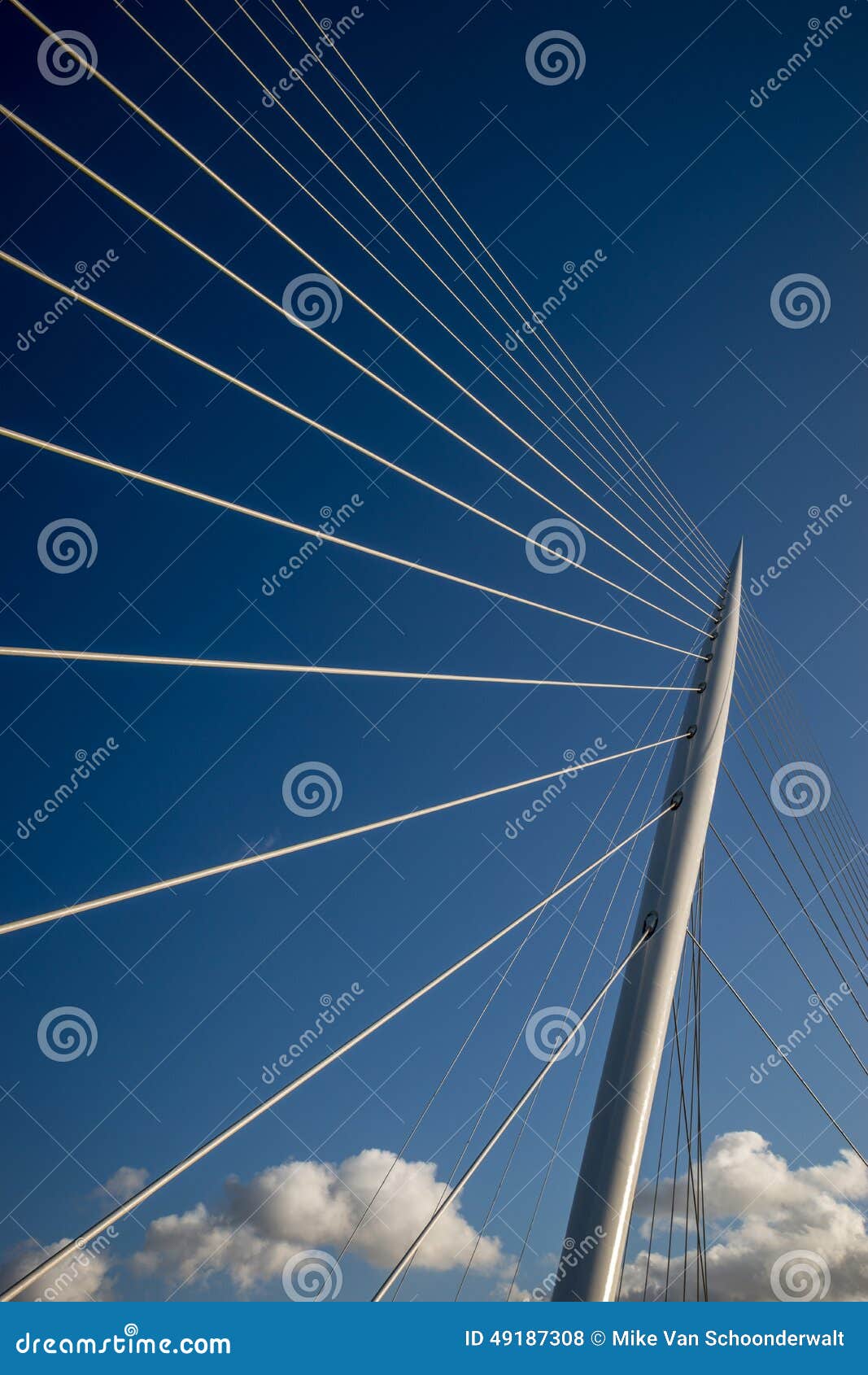 Cable stayed bridge editorial stock photo. Image of blue - 49187308