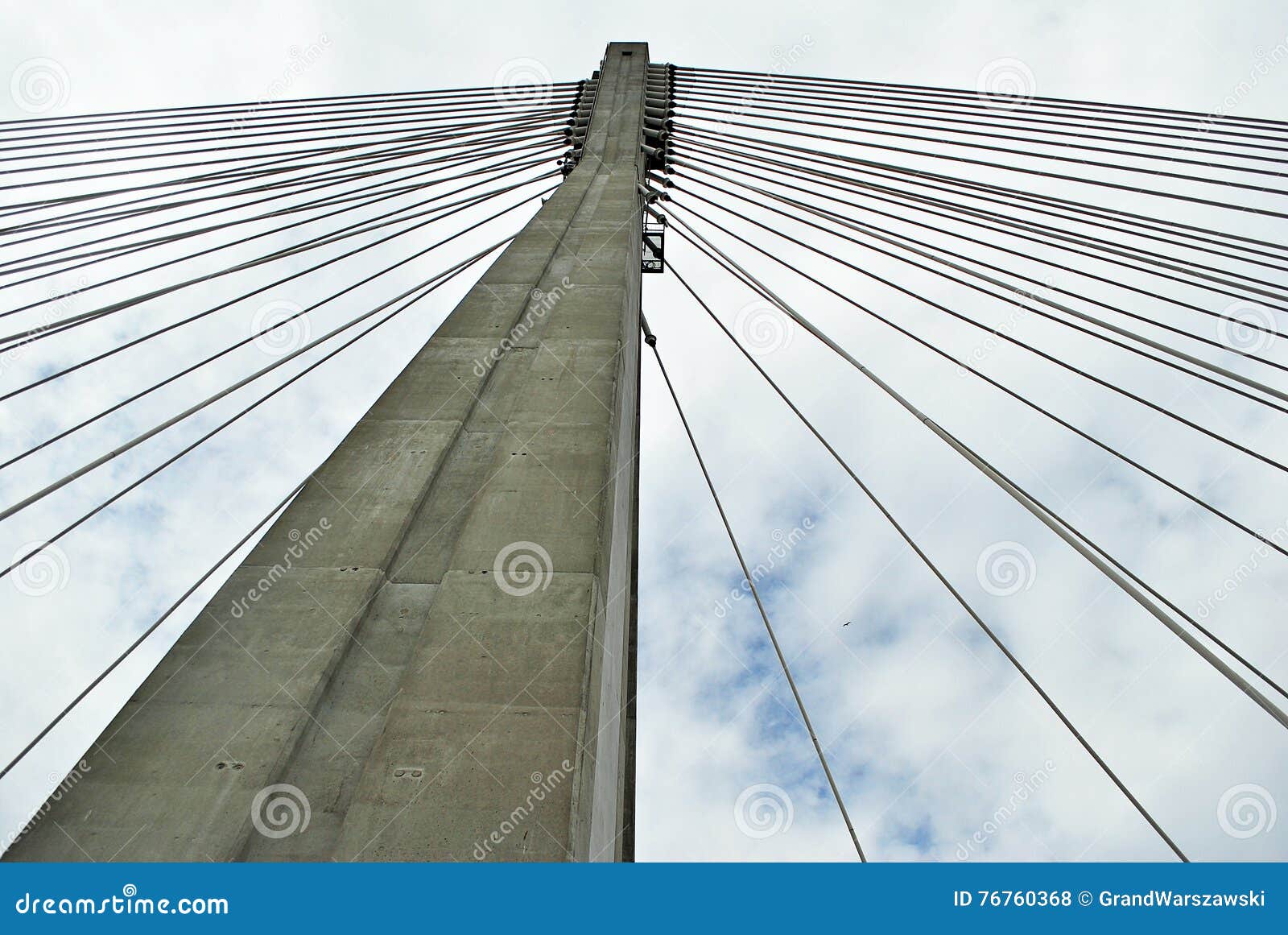 Cable-stayed bridge stock photo. Image of height, cables - 76760368
