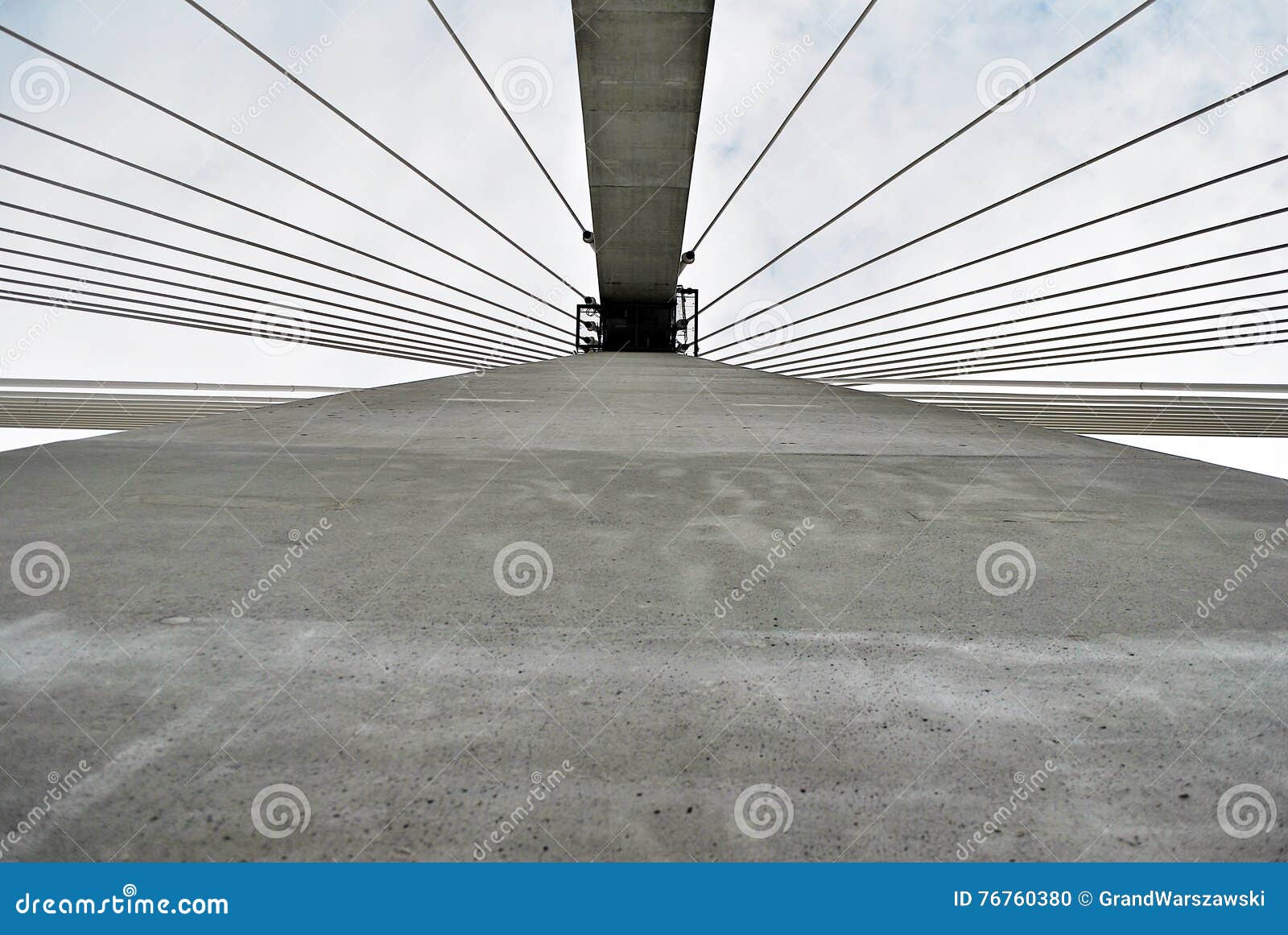 Cable-stayed bridge stock photo. Image of span, columns - 76760380