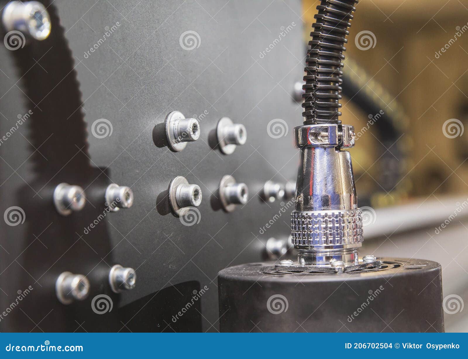 Cable with Steel Tip on the Milling Machine with Computer Numerical ...