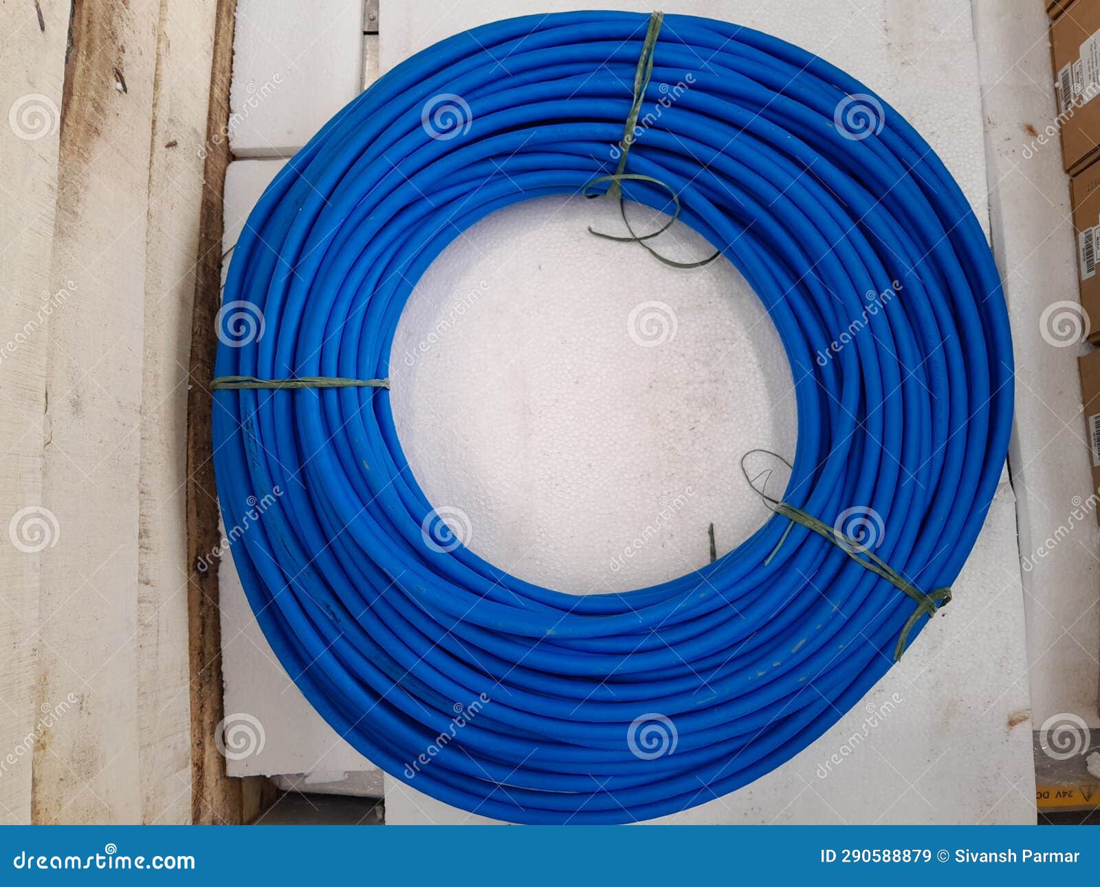Cable store design stock image. Image of window, wheel - 290588879
