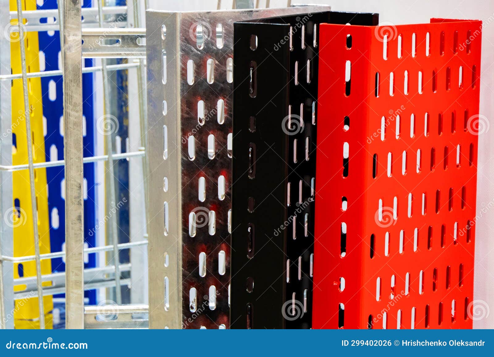 Cable Systems and Mechanical Cable Fastening Systems Stock Photo ...