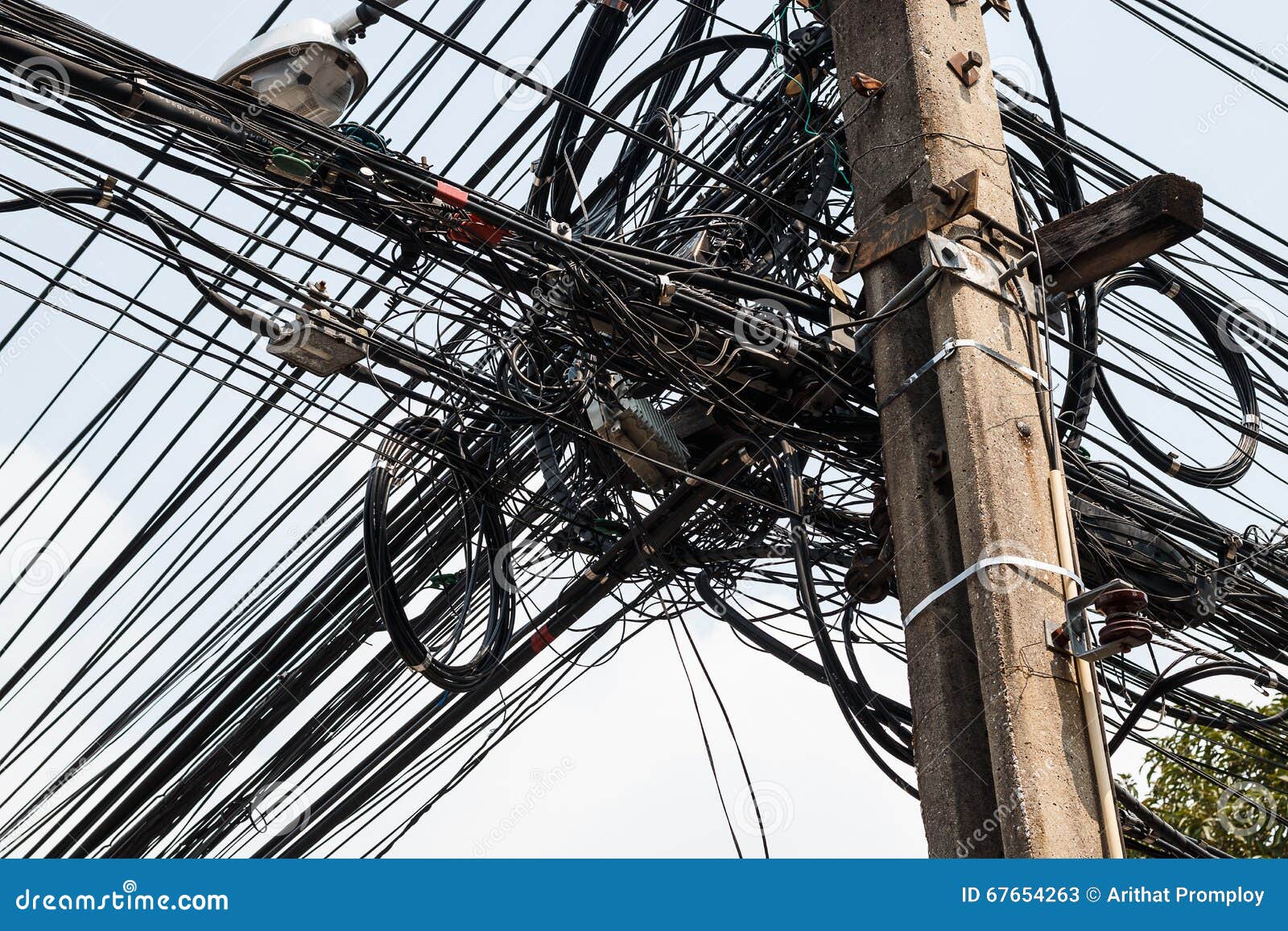 Cable tangle stock image. Image of technology, colorful - 67654263