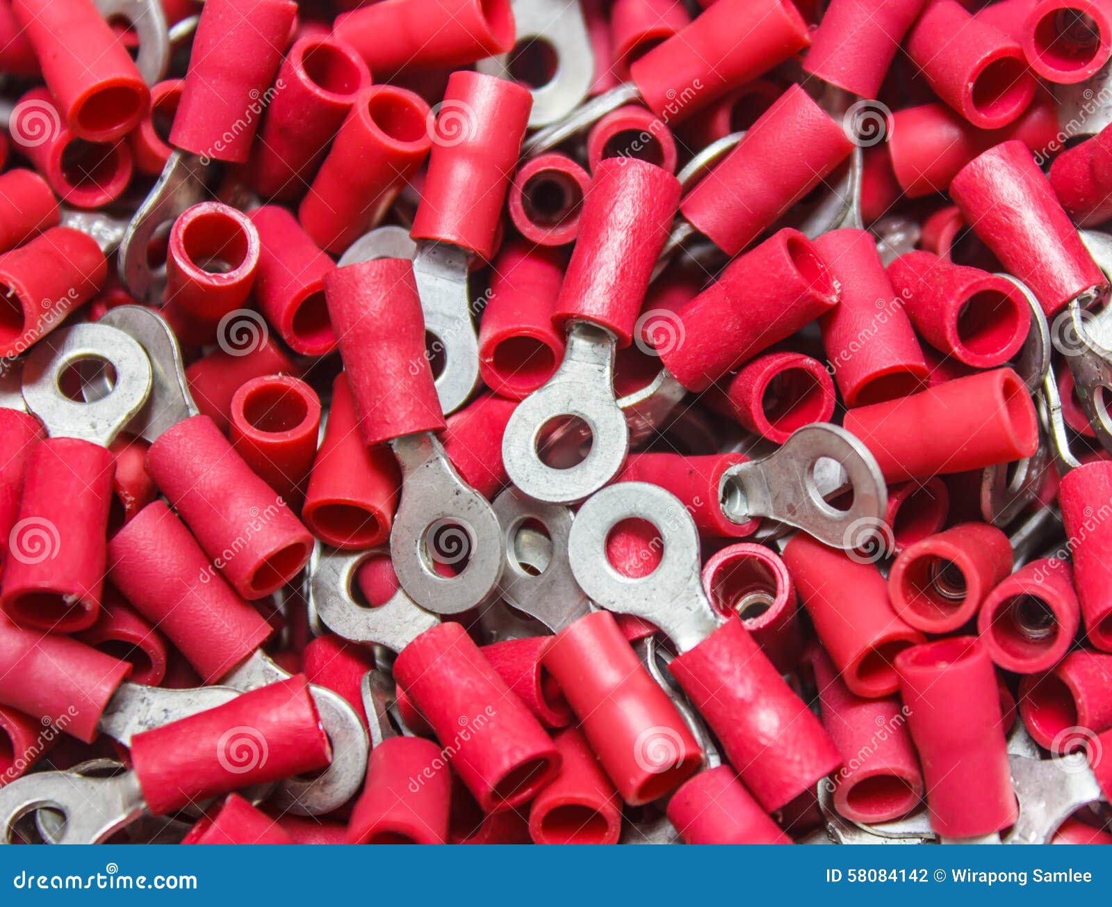 Cable terminals stock photo. Image of button, assemble - 58084142