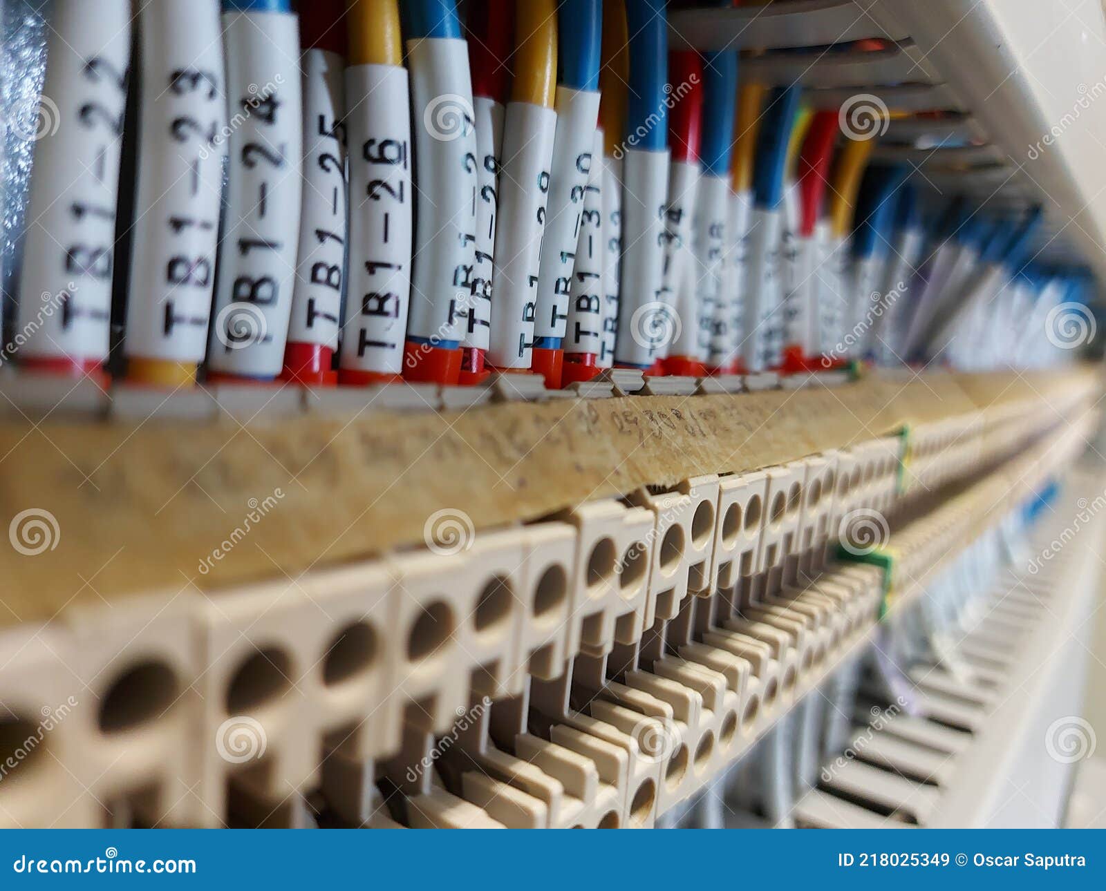 Cable termination stock image. Image of cash, control - 218025349