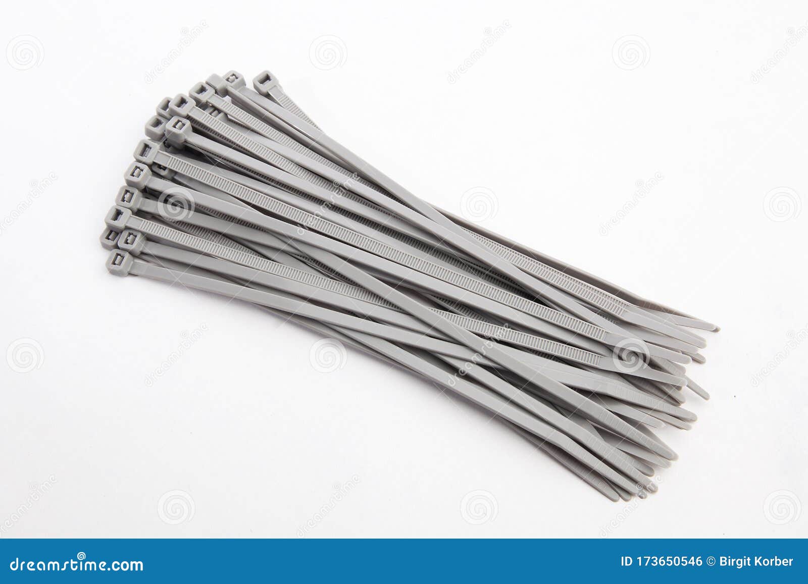 Cable tie in grey stock photo. Image of fasten, fastener - 173650546