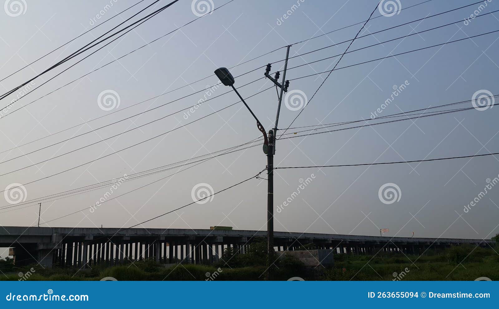 Cable Toll Road in the Afternoon and Sunset Stock Photo - Image of toll ...