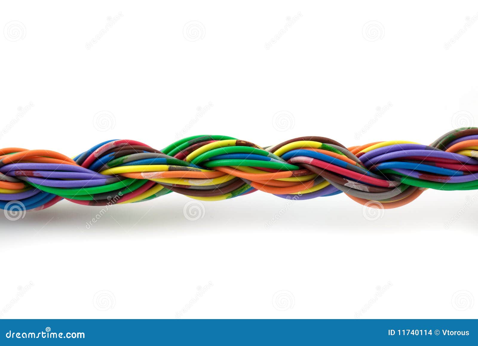 Cable torcido foto de archivo. Imagen de enchufe, telecomunicaciones ...