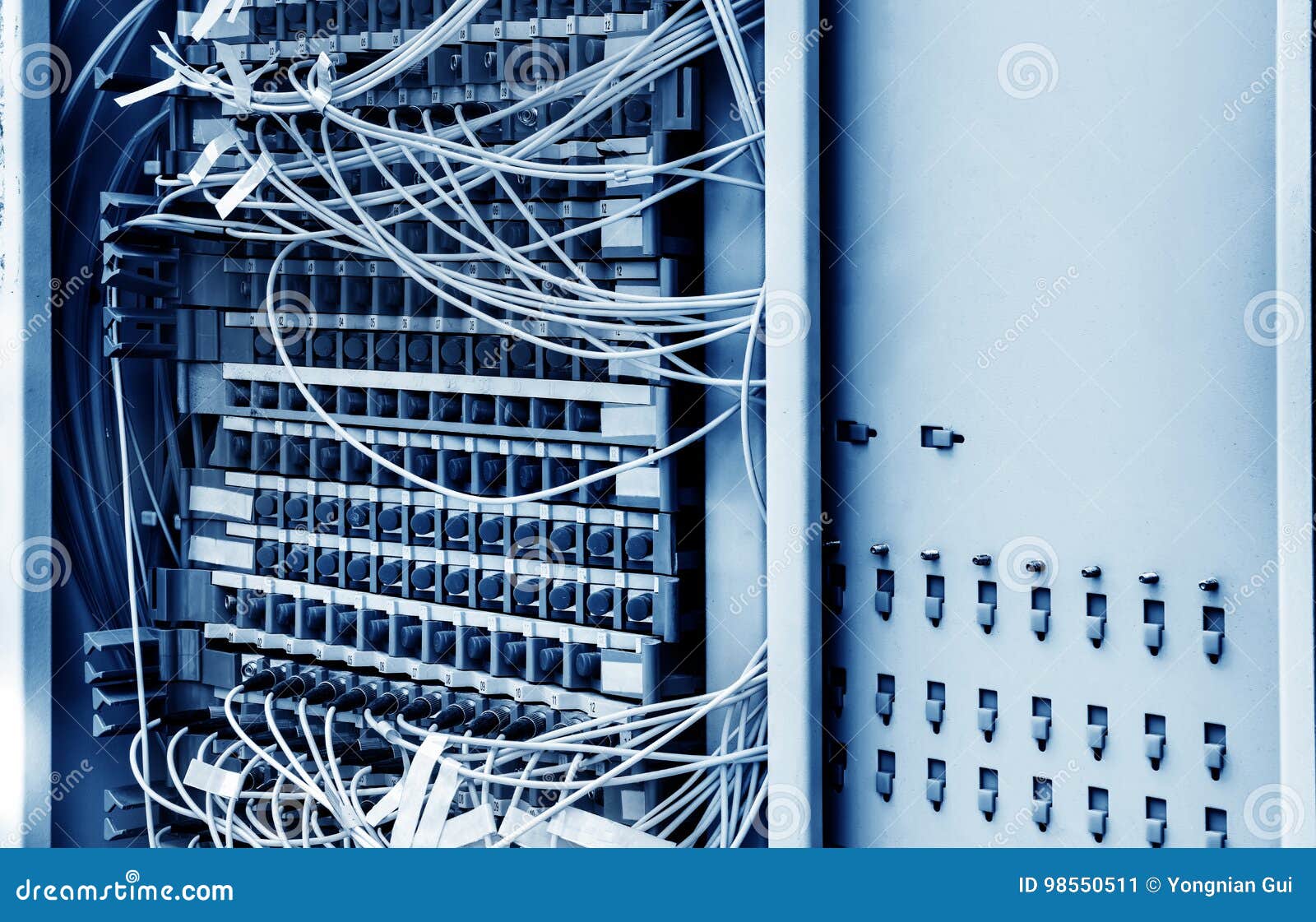 Cable transfer box stock image. Image of locker, cabling - 98550511