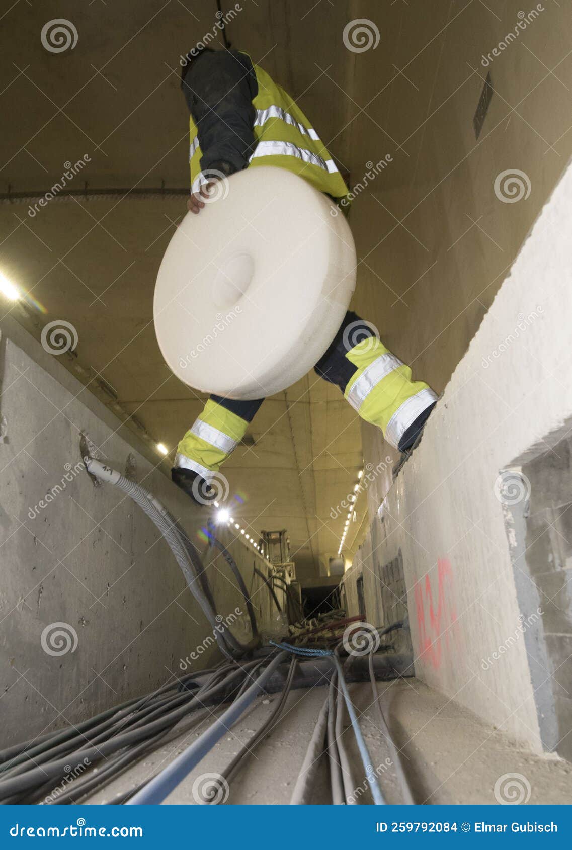 A cable tray for cables stock photo. Image of wiring - 259792084