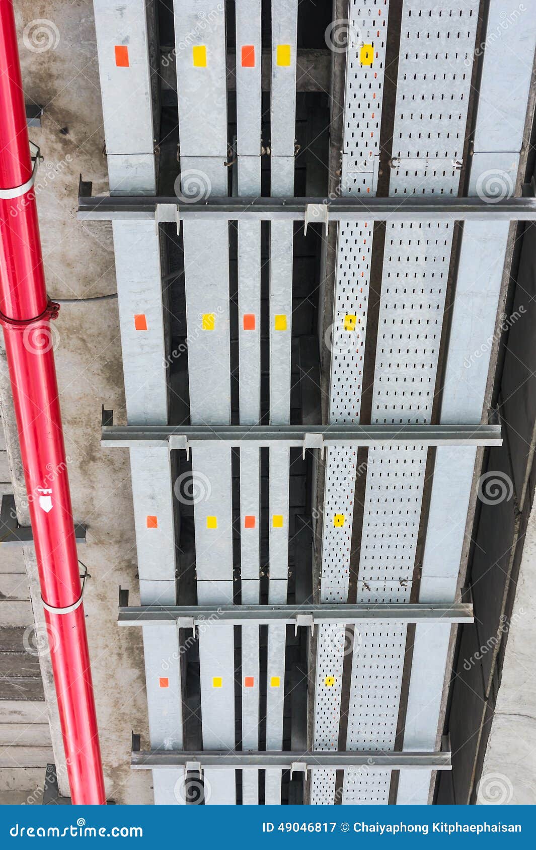 Cable Tray stock image. Image of modern, ladder, factory - 49046817