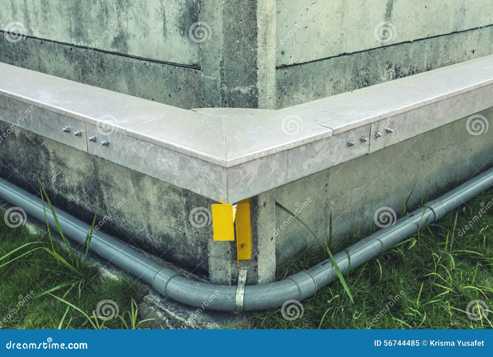 Cable Trunking Corner stock image. Image of industry - 56744485
