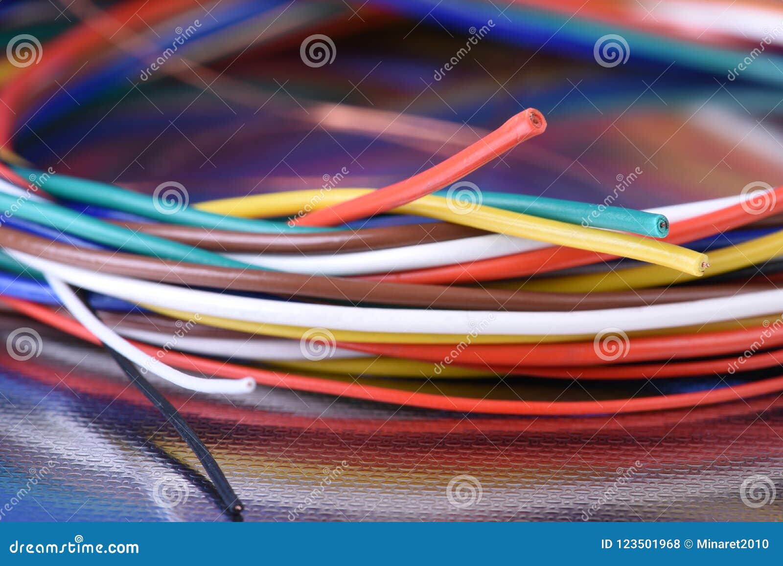 Cable Used in Electrical Installation Stock Photo - Image of idea ...