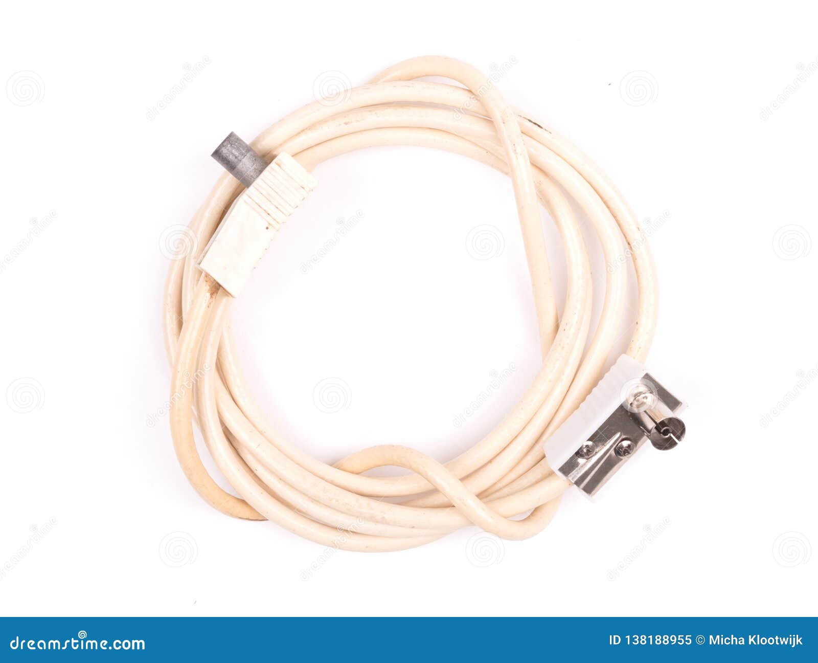 Cable viejo de la TV imagen de archivo. Imagen de industria - 138188955