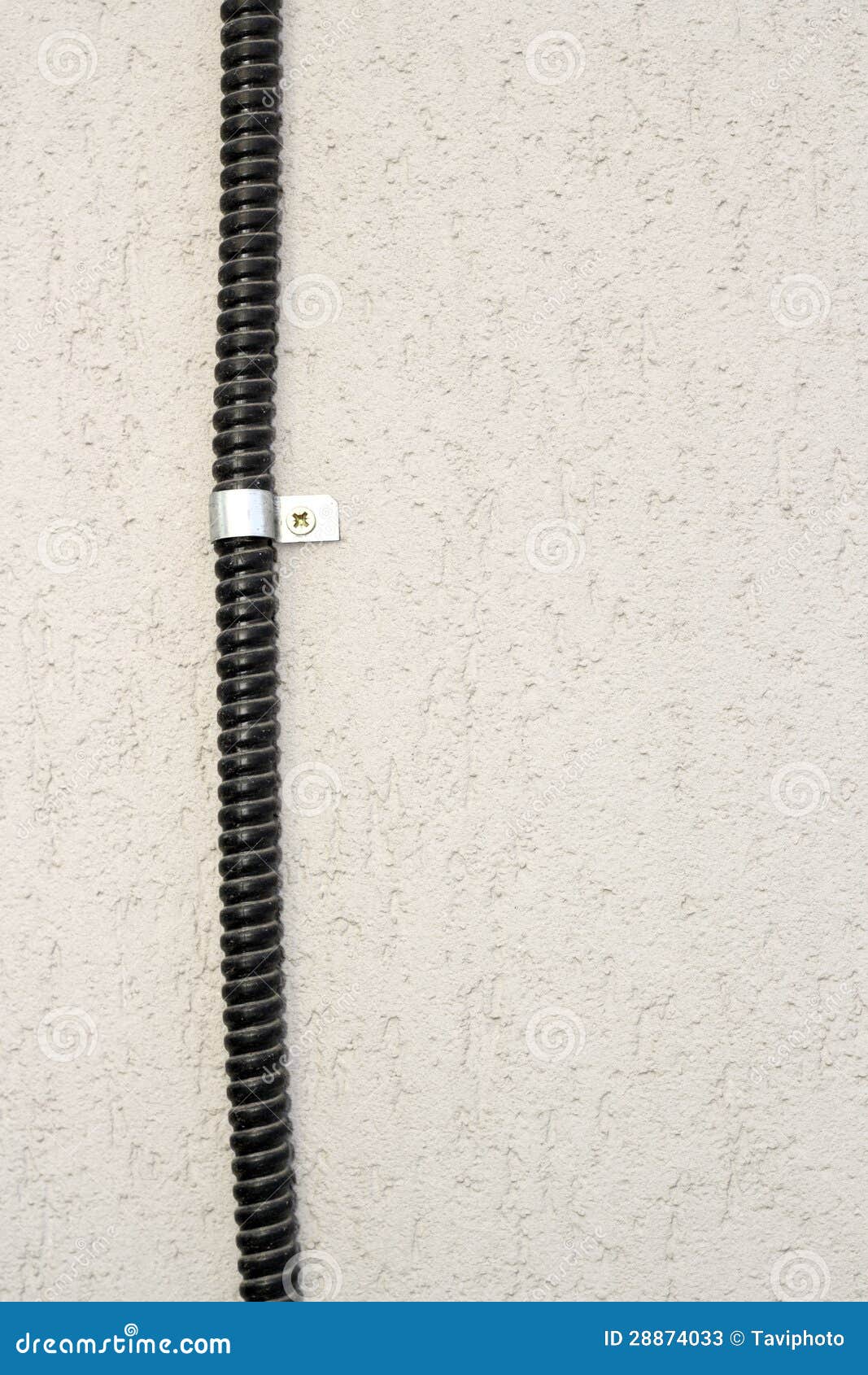 Cable on wall stock image. Image of system, detail, cable - 28874033