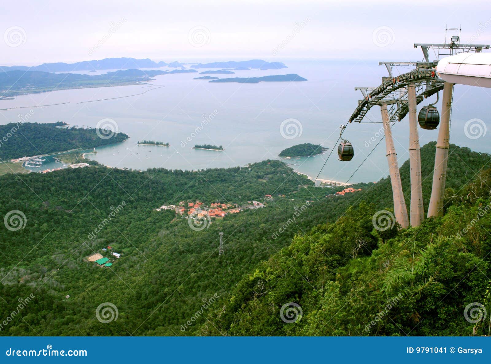 Cable way stock image. Image of railway, langkawi, island - 9791041