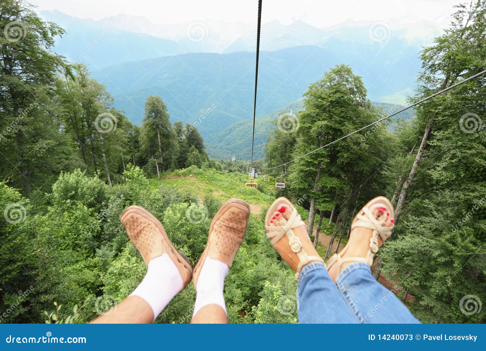 Cable Way Legs Man Woman Stock Photos - Free & Royalty-Free Stock ...