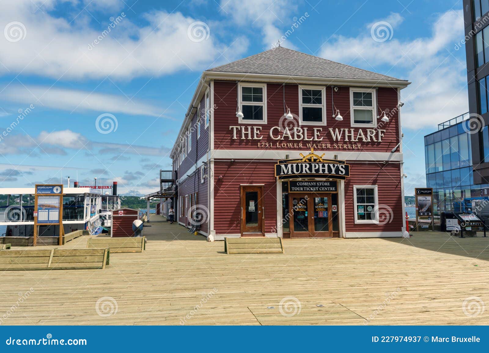 The Cable Wharf Building at Halifax Harbourfront Editorial Photography ...