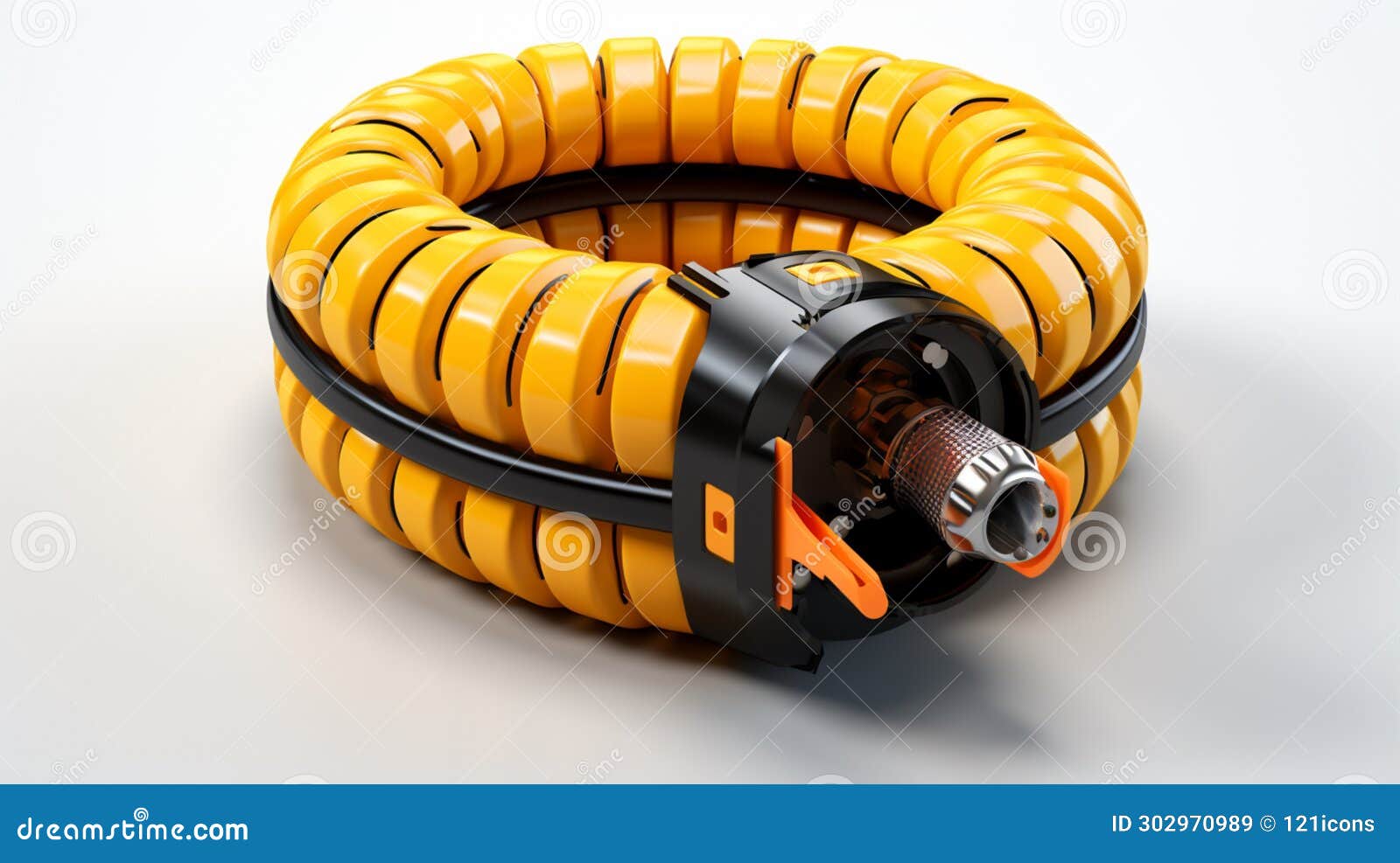 Cable Winder On White Background Royalty-Free Stock Photography ...