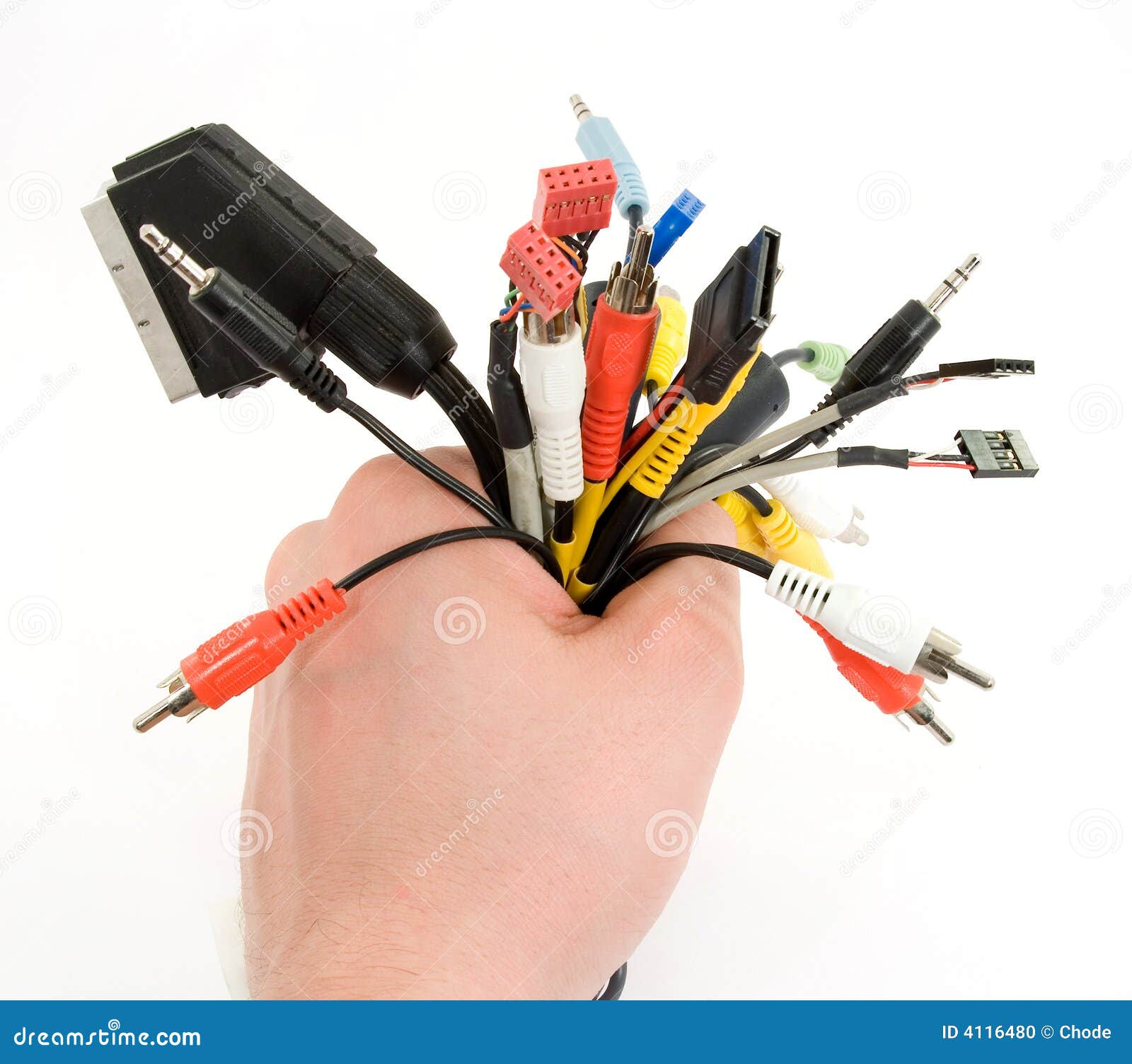 Cables stock photo. Image of plug, electronic, cables - 4116480