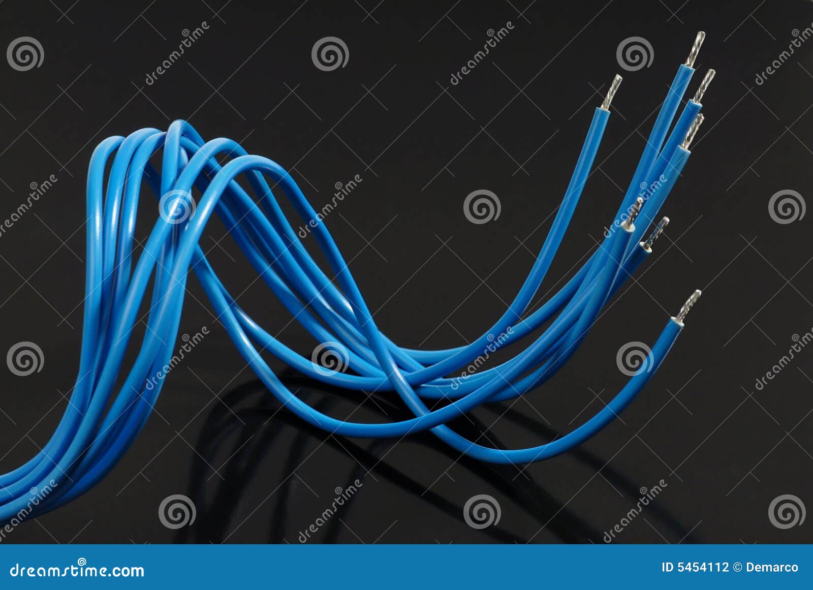 Cables stock photo. Image of isolation, power, copper - 5454112