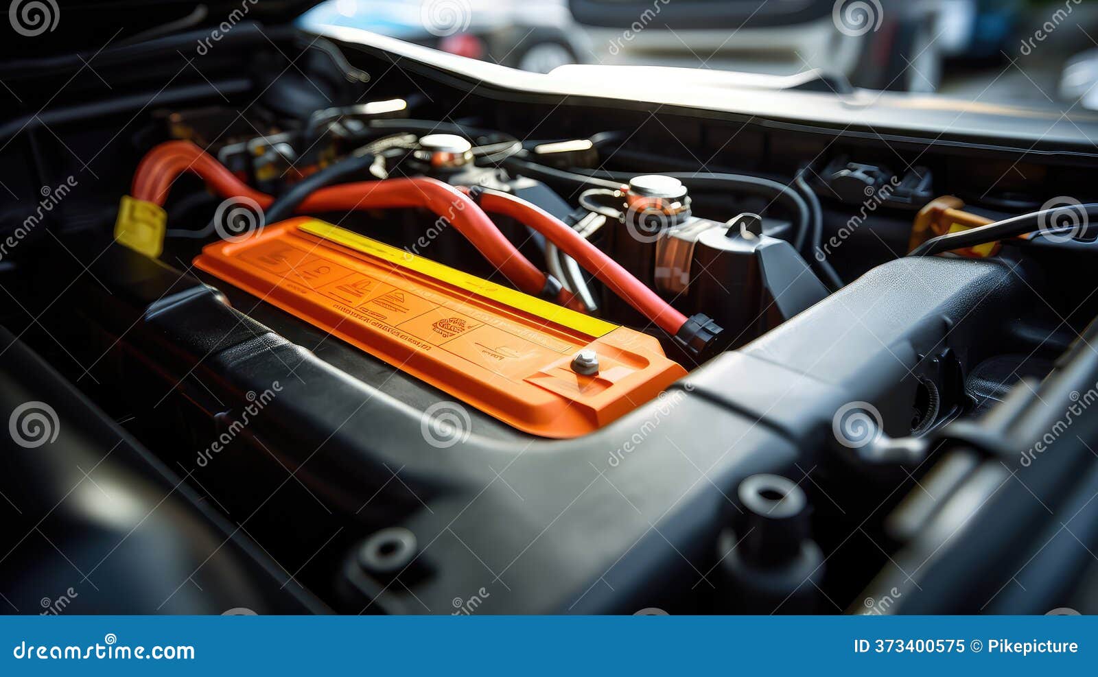 Auto Battery Energy Source. Electricity Accumulator. Galvanic Cell ...