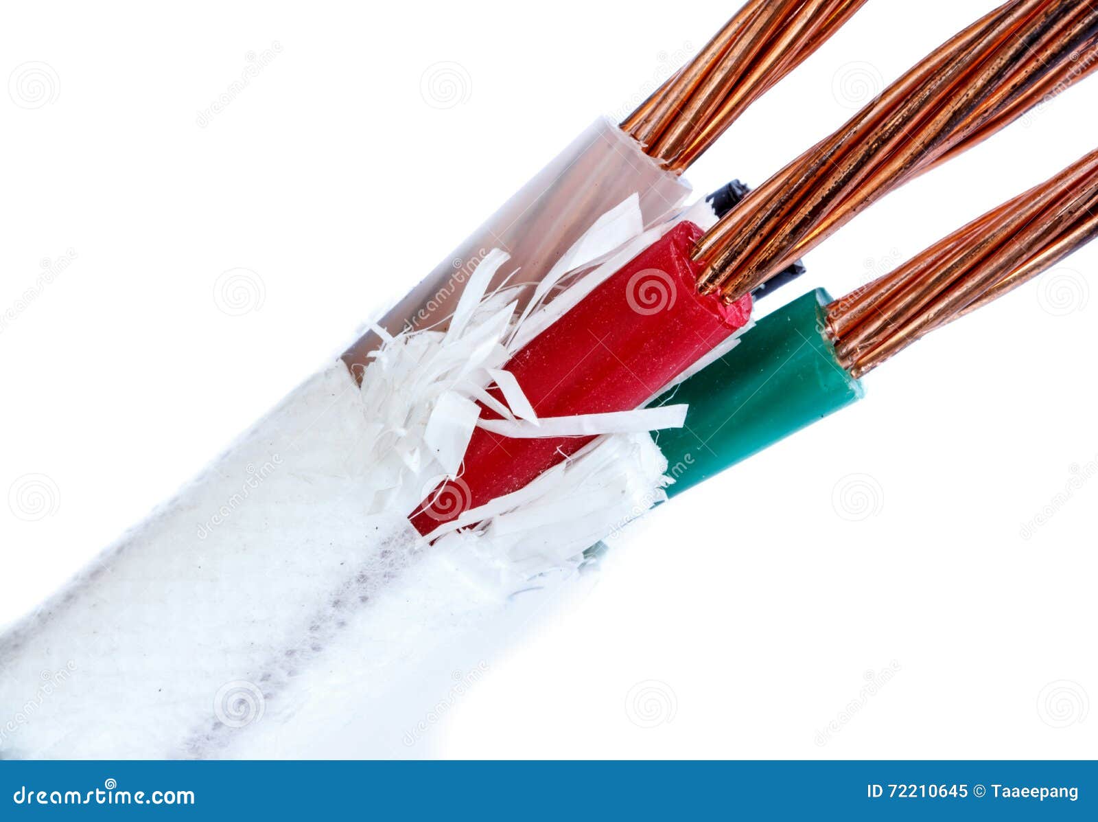 Cables Bare Wires Copper Wire Stock Image - Image of component ...