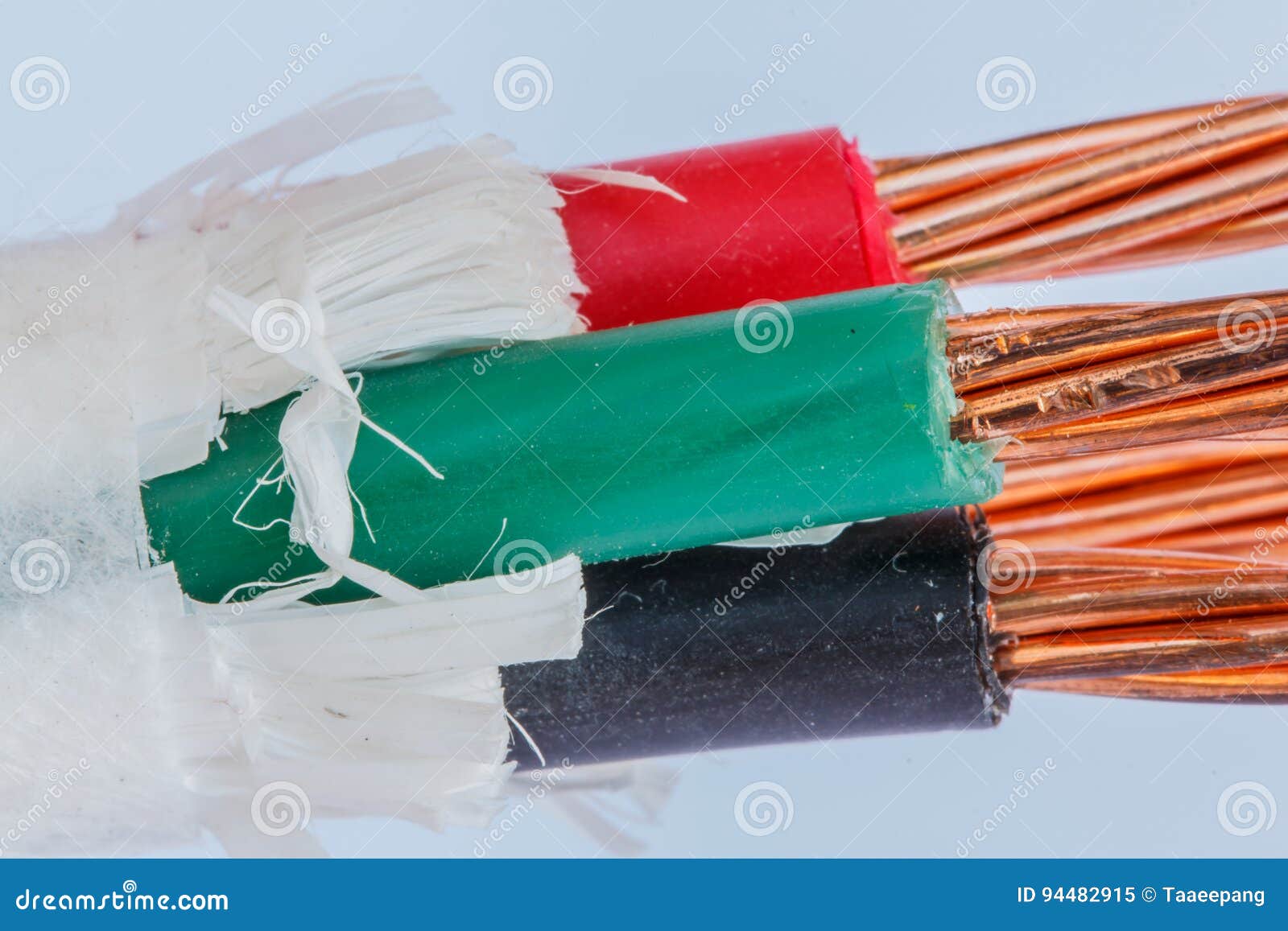 Cables Bare Wires Copper Wire Stock Image - Image of isolation ...