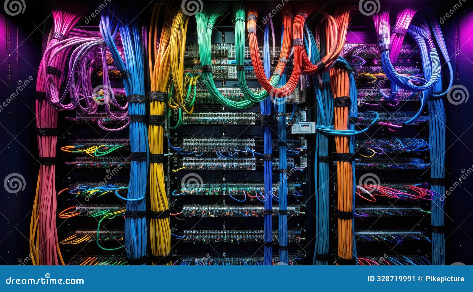 Cables Cabling Network Stock Illustration | CartoonDealer.com #328719991