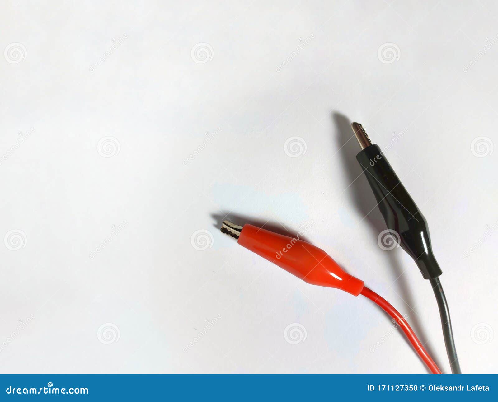 Cables For Batteries With The Positive And Negative Terminals On A ...