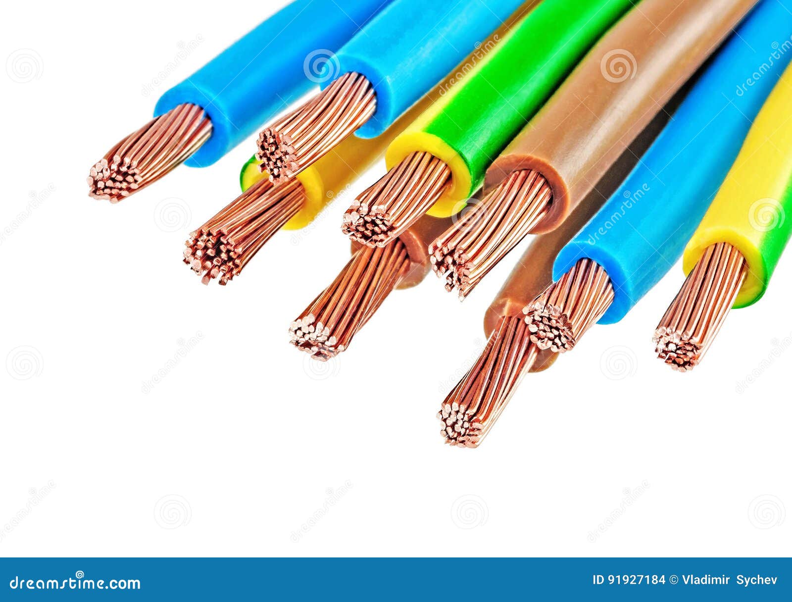 Cables eléctricos foto de archivo. Imagen de electricista - 91927184