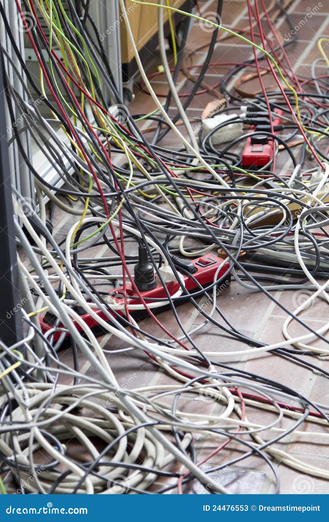Cables in laboratory stock image. Image of pair, communicate - 24476553