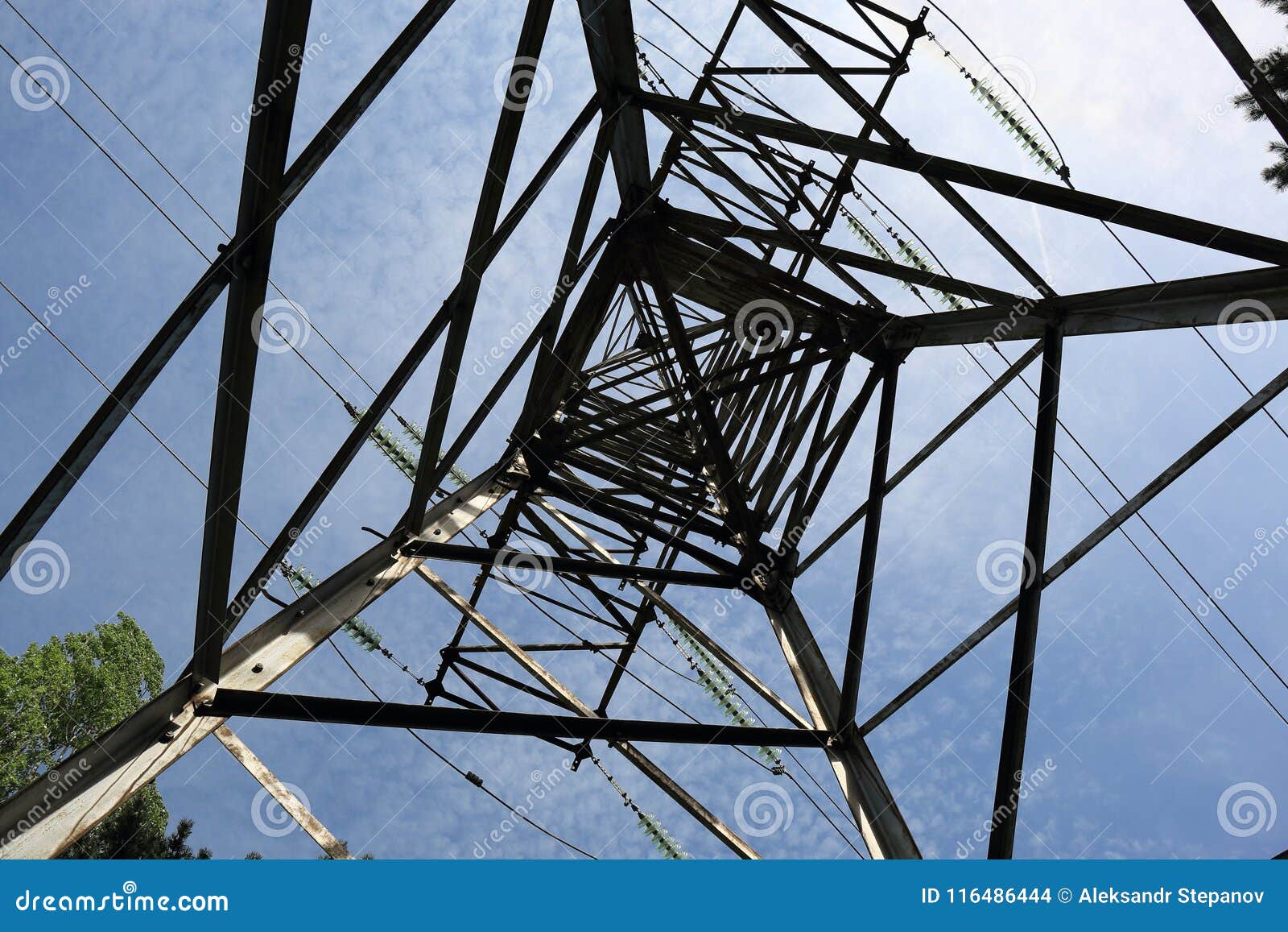 Cables and Modular Suspension Insulators for Overhead Power Line Stock ...