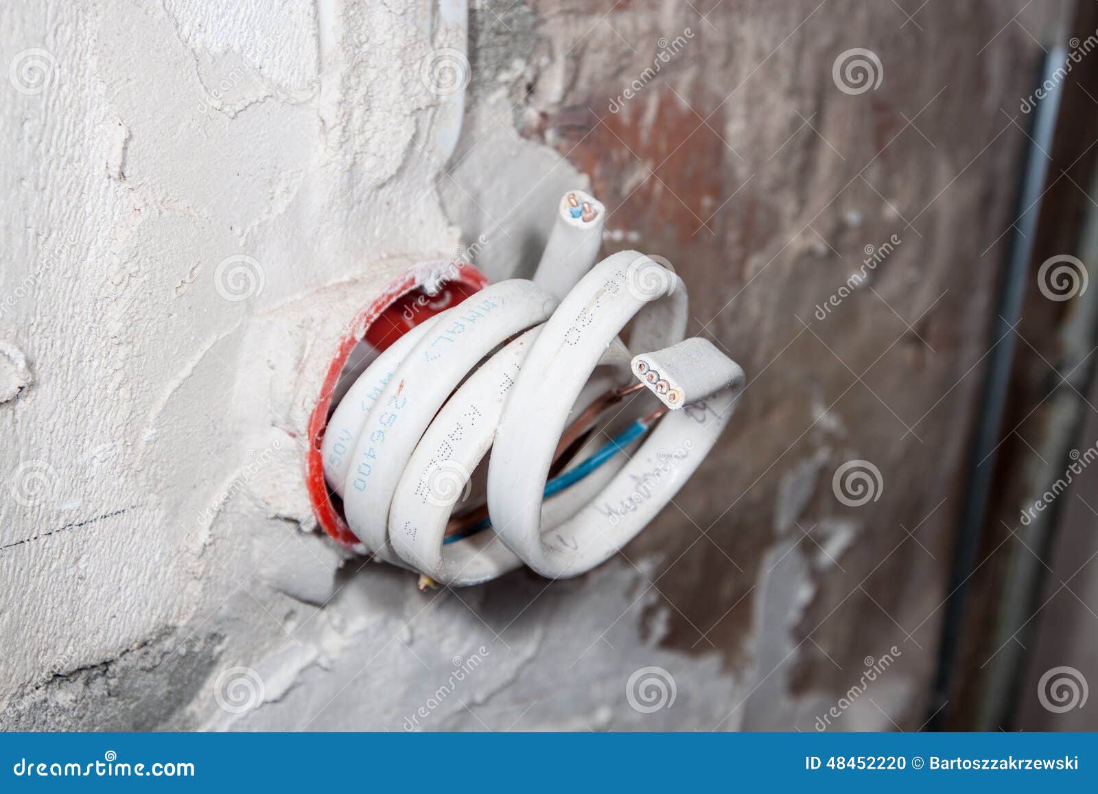 The Cables from the Power Supply during Stock Photo - Image of ...