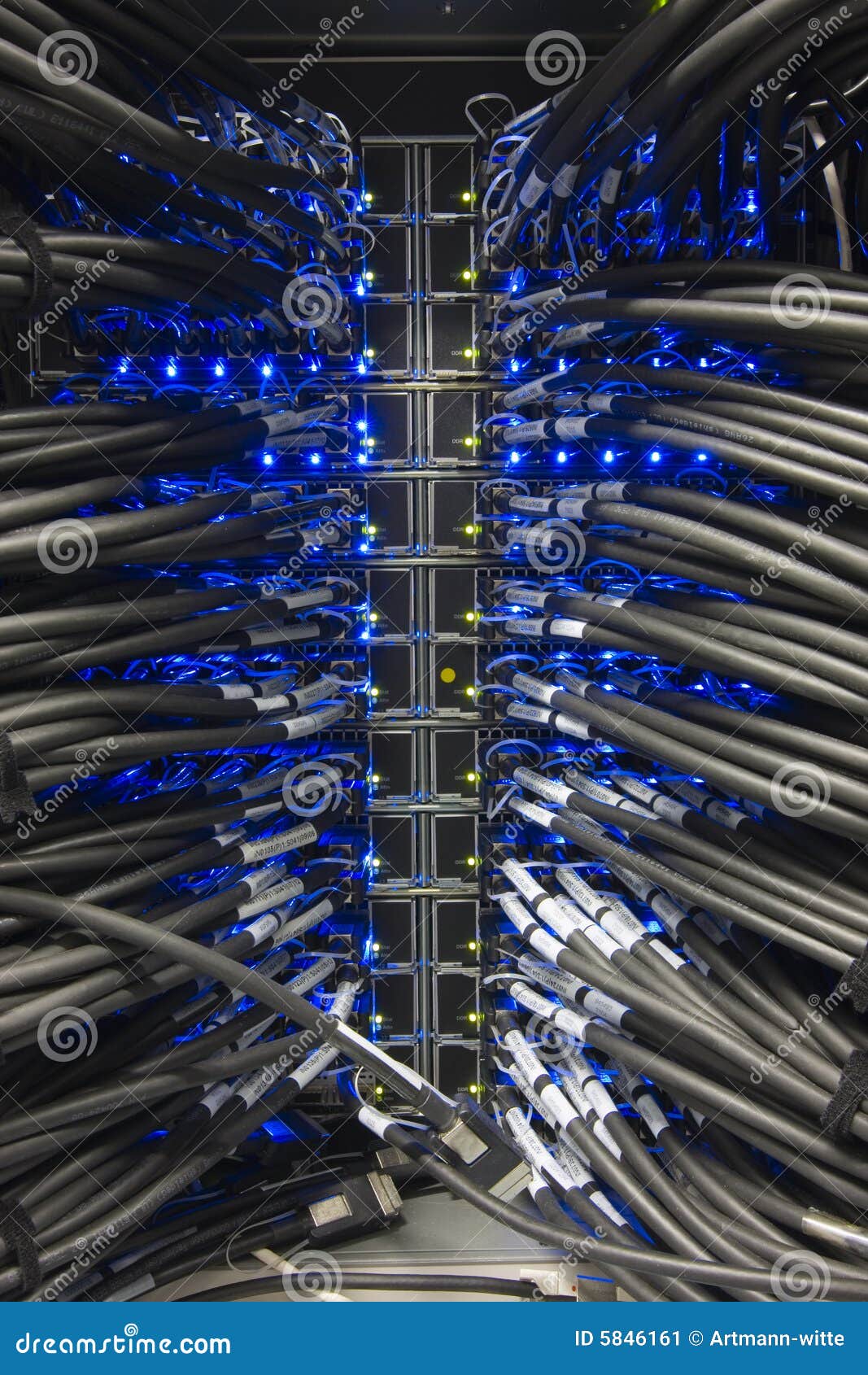 Cables of a server stock image. Image of plug, bulb, lamp - 5846161