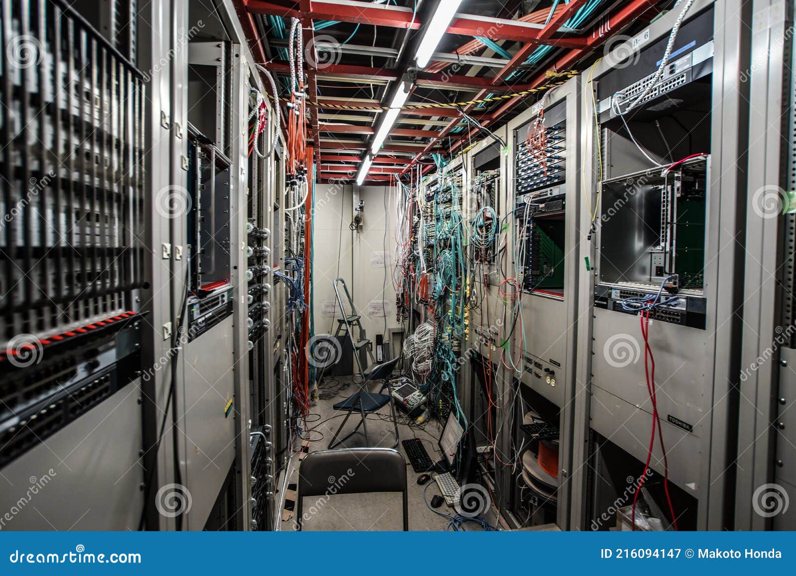 Of Cables of the Server Room Image Stock Image - Image of business ...
