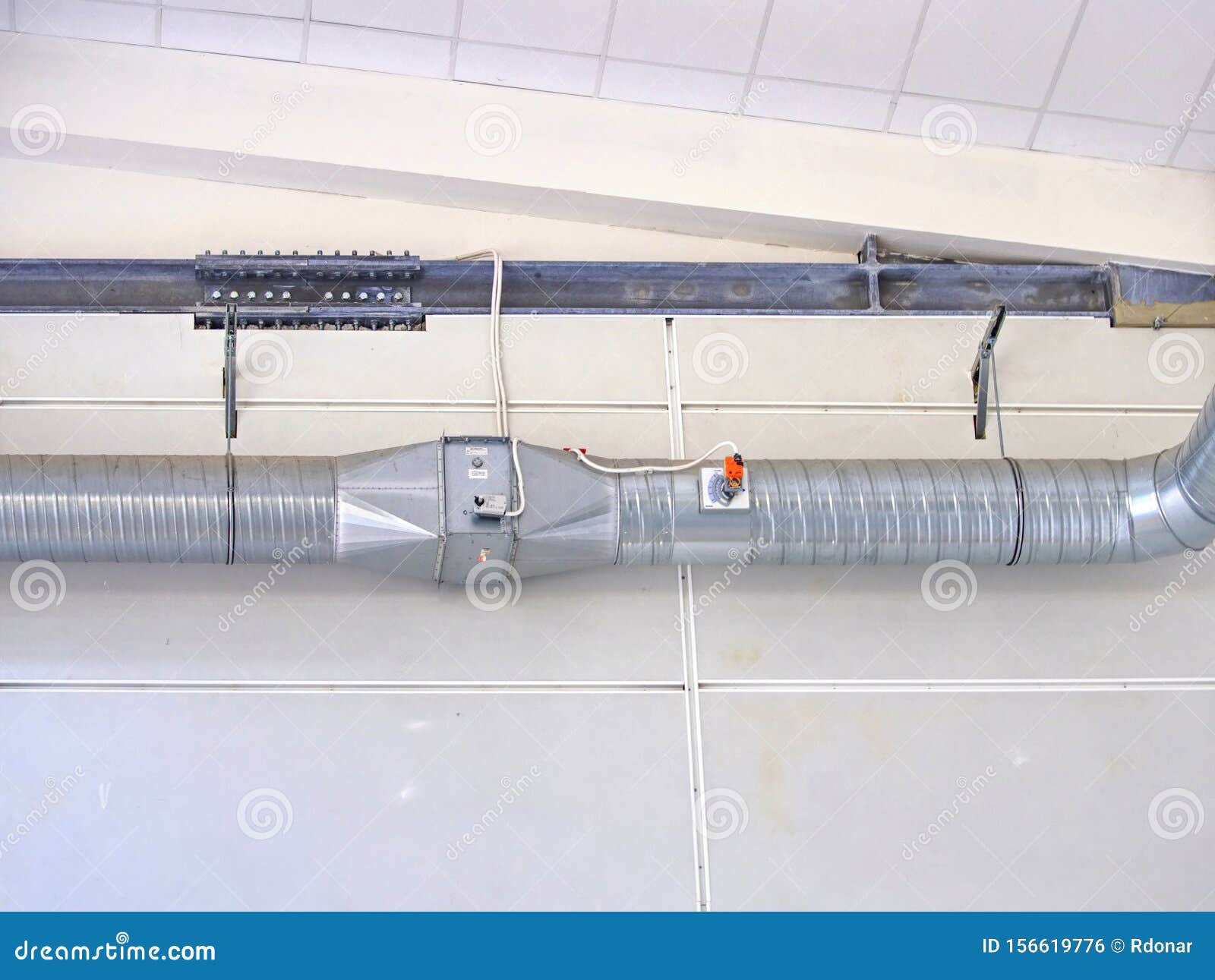 PVC Piping Hanging Underpass Building Royalty-Free Stock Photo ...