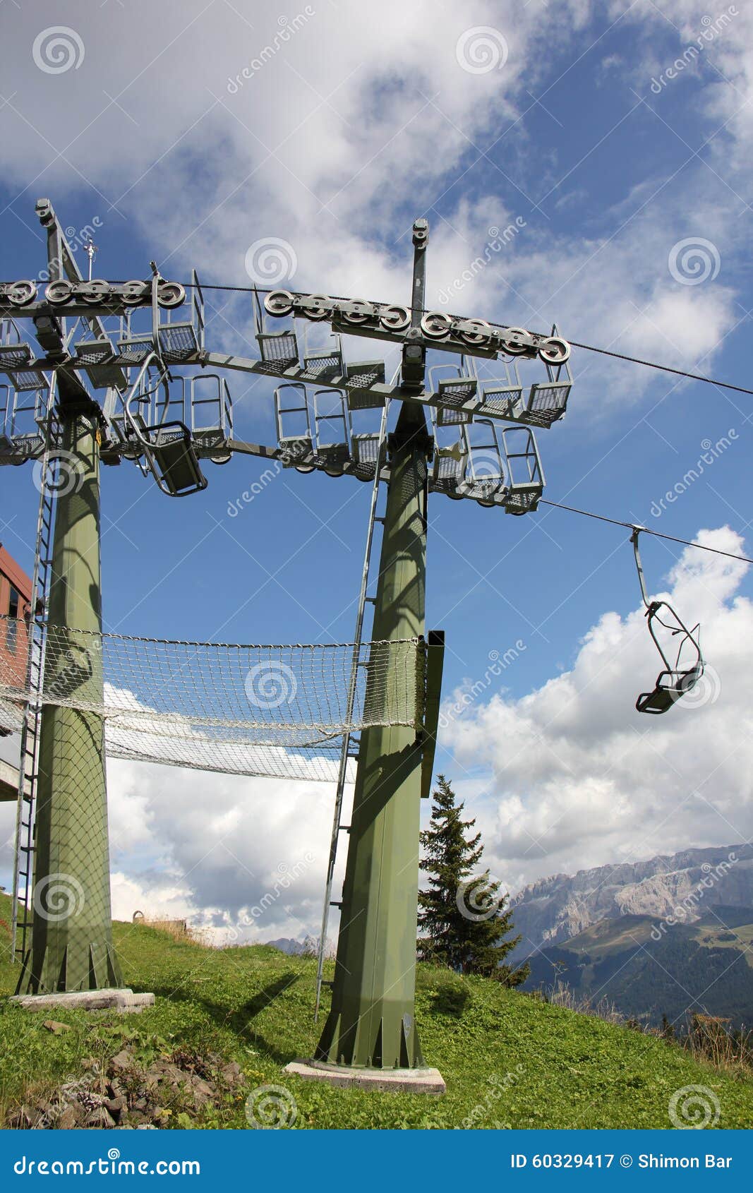 Cableway stock image. Image of cable, alpine, range, landscape - 60329417
