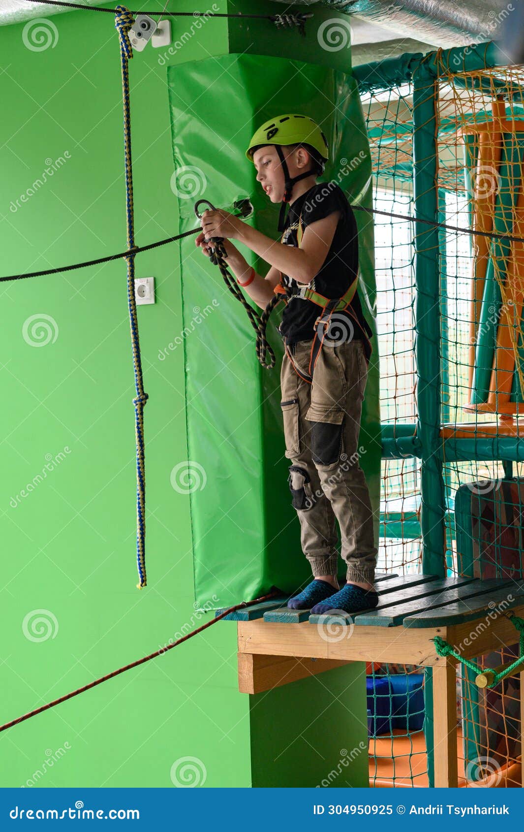 Cableway Is One Of The Types Of Physical Development For Children Stock ...